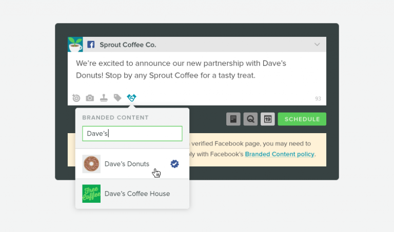 Facebook Branded Content Tag | Sprout Social