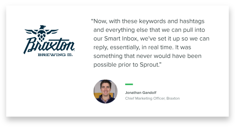 Braxton Brewing Says Cheers to Branding Opportunities | Sprout Social