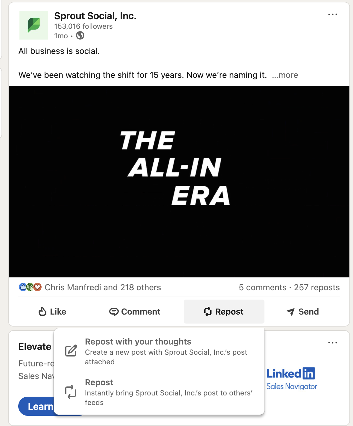 How to Repost on LinkedIn to Amplify your Brand in 2025 | Sprout Social