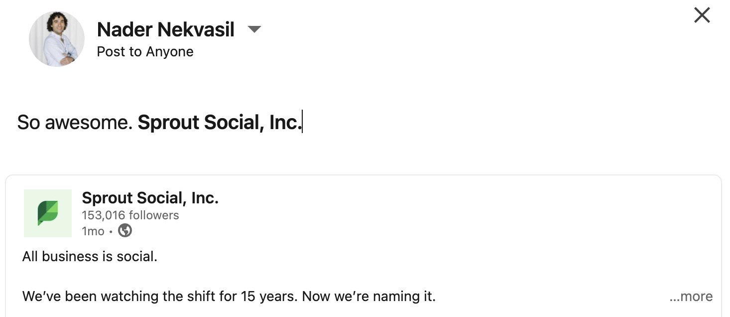 How to Repost on LinkedIn to Amplify your Brand in 2025 | Sprout Social